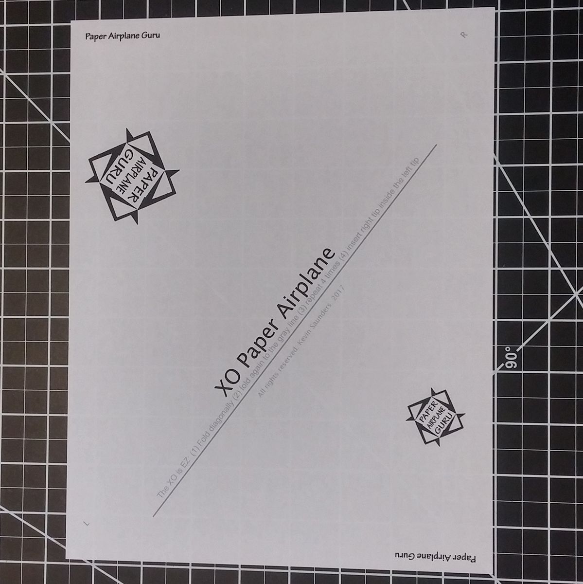 Fold and Fly the XO Paper Airplane : 8 Steps - Instructables