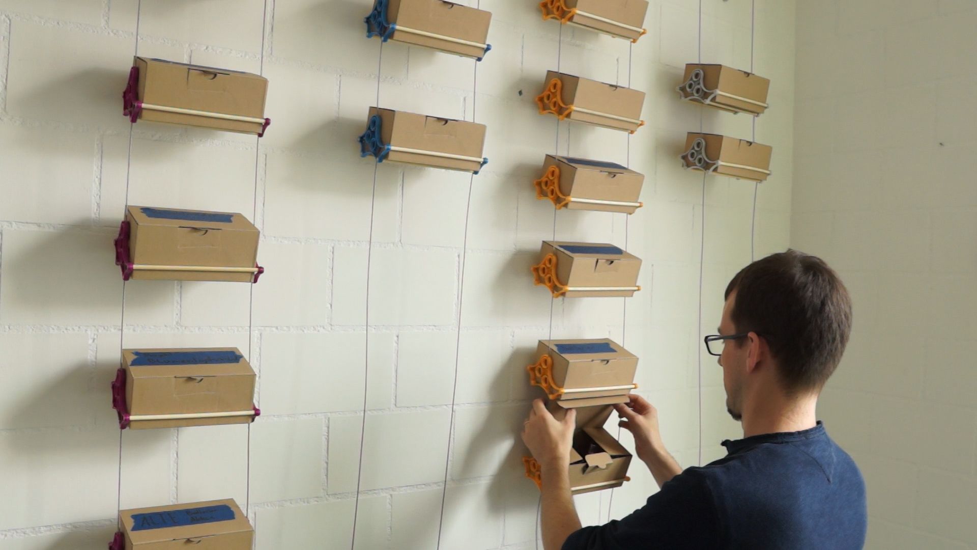 Box Shelf Clever Attached to Wire Rope : 6 Steps (with Pictures ...