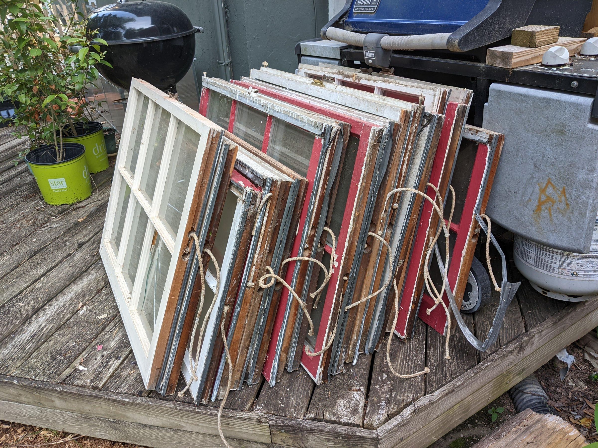 Making a Greenhouse / Hothouse Using Recycled Windows : 12 Steps (with ...