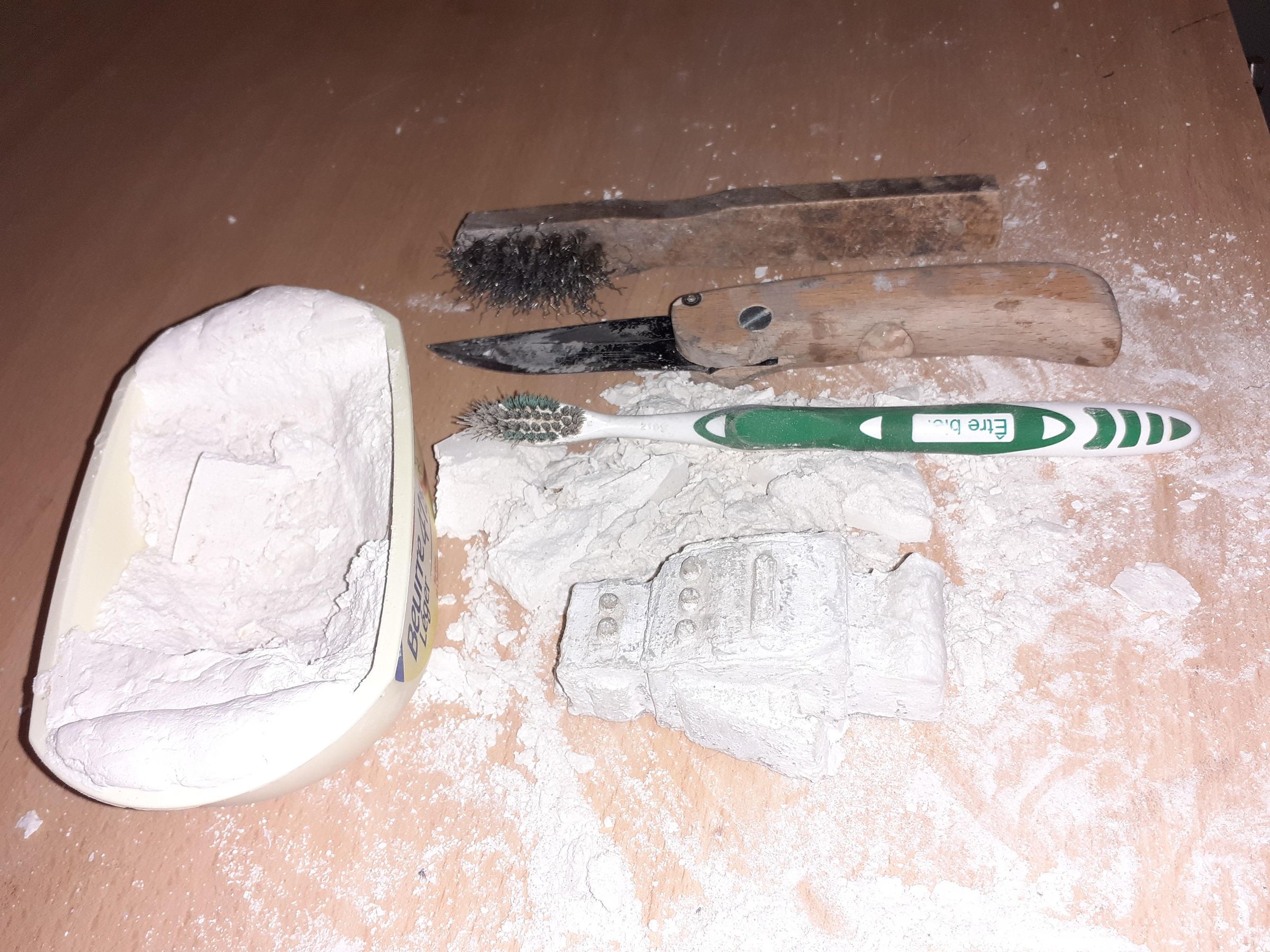 Molding Plastic With Polystyrene Paste. Cold Molding Process : 7 Steps ...