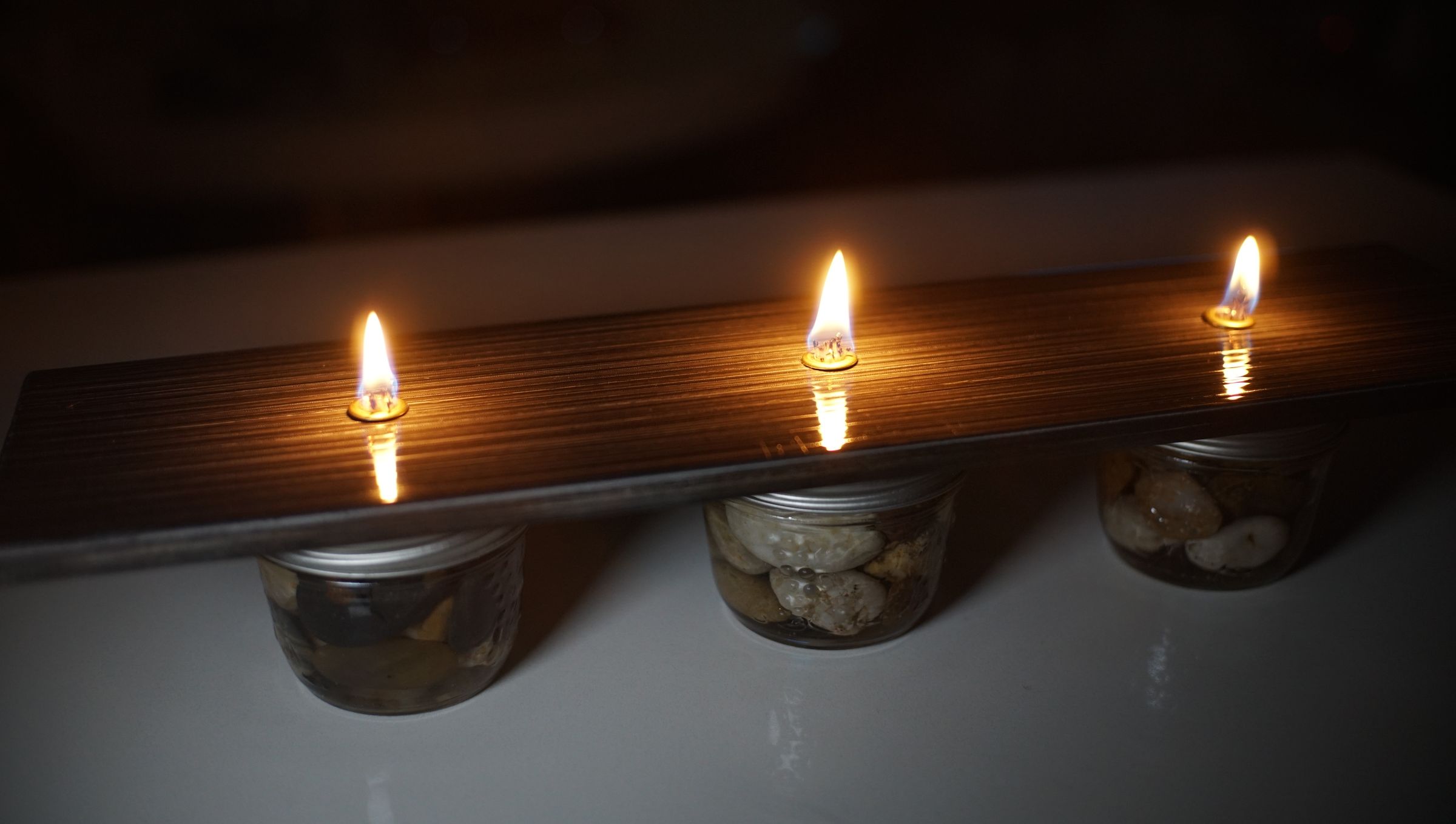 How to Make an Oil Candle From a Tile or Rock : 6 Steps (with Pictures ...