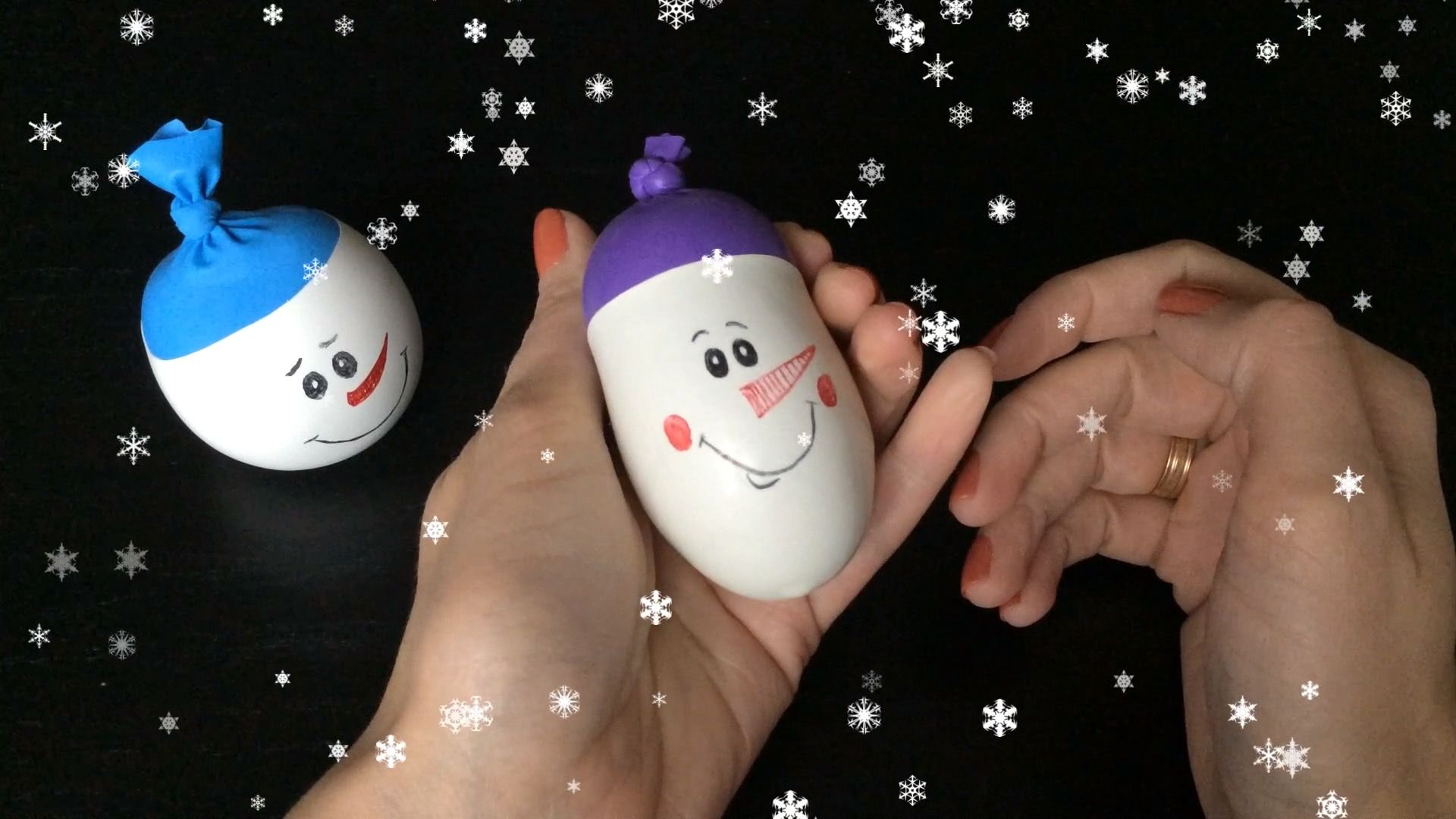 Easy Snowman Ball, Anti-stress : 6 Steps (with Pictures) - Instructables