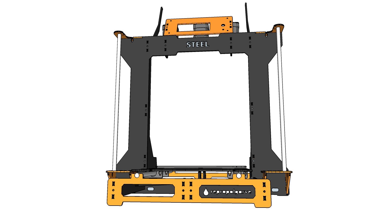 RGB STEEL - Low Cost, Steel Frame, Color Mixing 3D Printer : 19 Steps ...