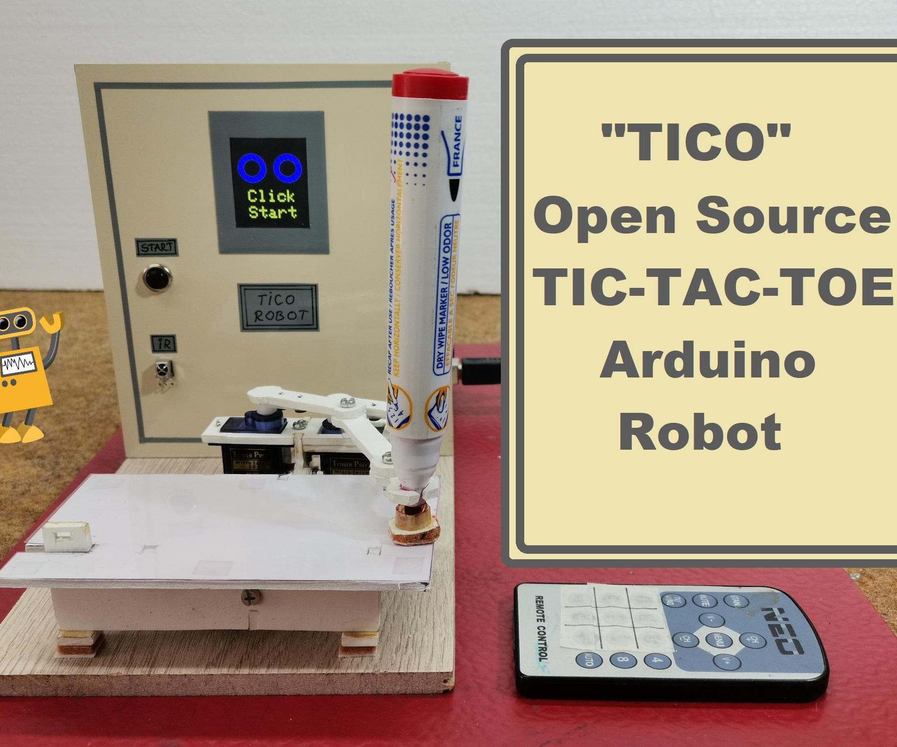 TICO Open Source Tic-Tac-Toe Arduino Robot : 4 Steps - Instructables