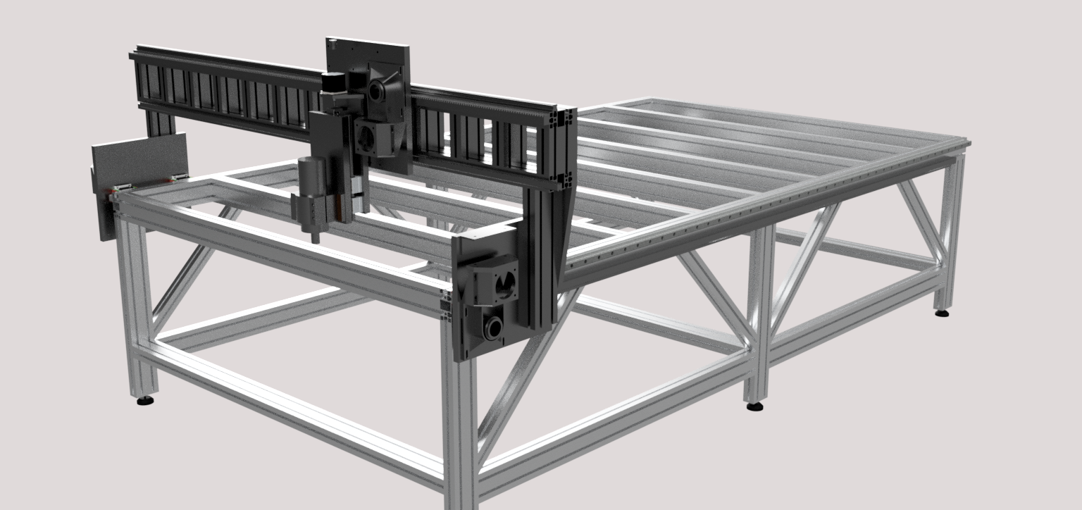 DIY CNC Router Build (large Format 5x10ft, Rack and Pinion) : 12 Steps ...