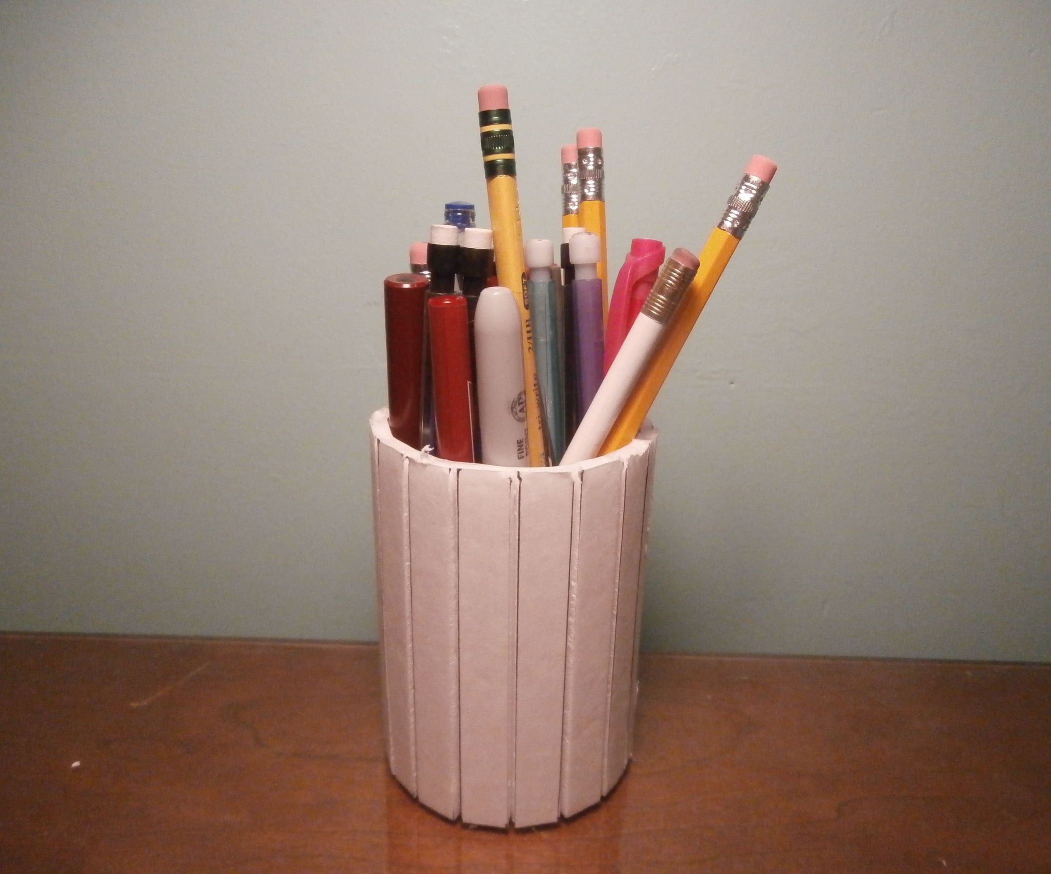 Easy Pencil Holder : 5 Steps - Instructables