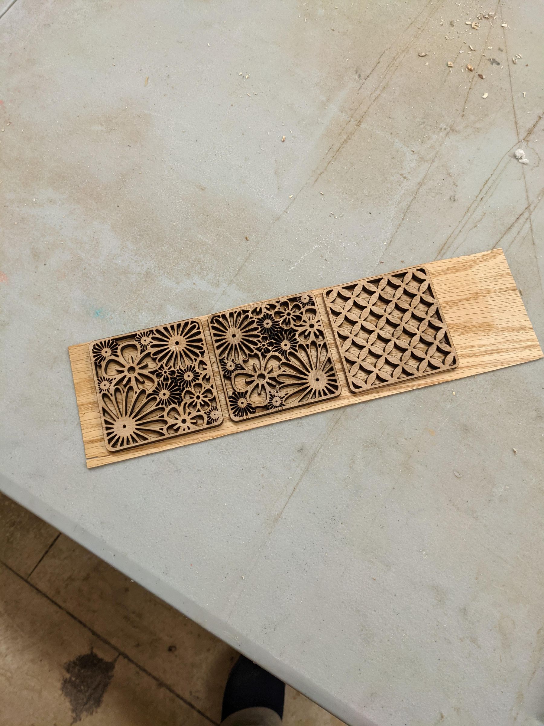 Japanese Style Laser Cut Wood Coasters : 6 Steps - Instructables