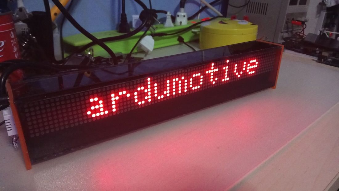 DIY Arduino LED Matrix Display - 80x8 Px : 6 Steps (with Pictures ...