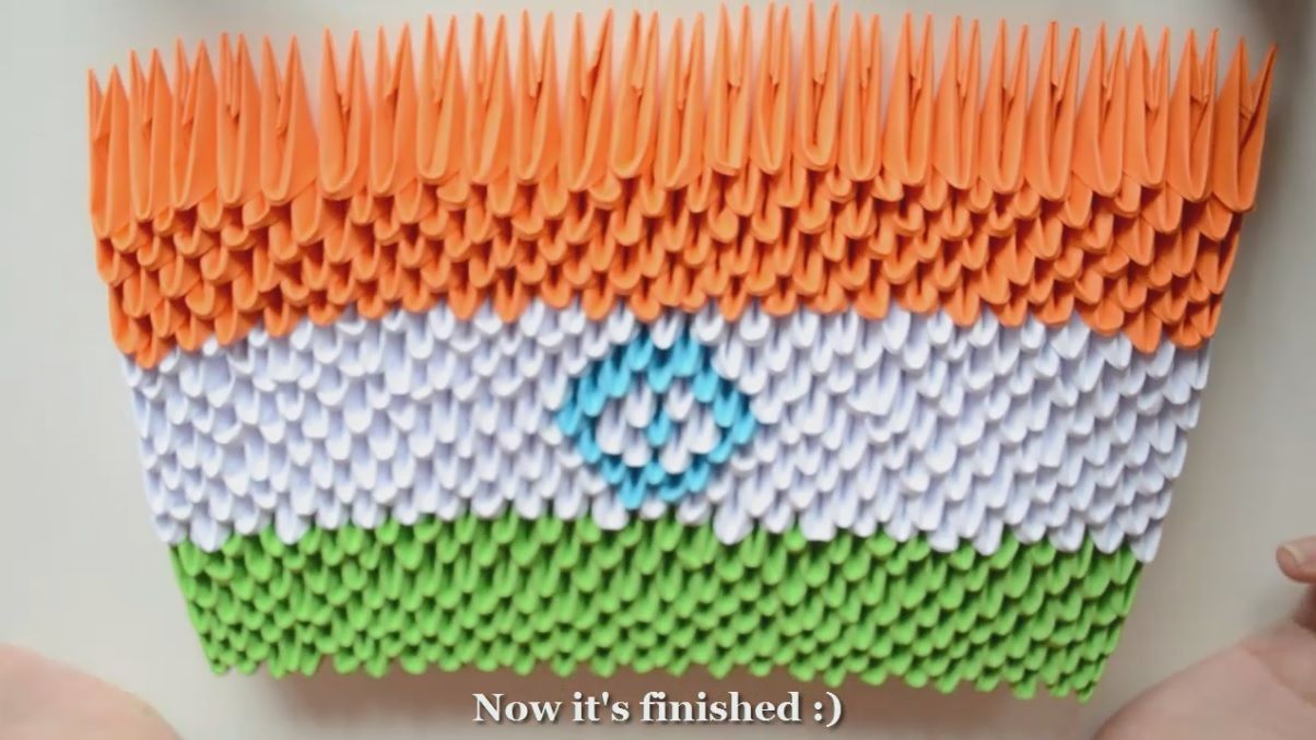 India 3D Origami Flag : 22 Steps (with Pictures) - Instructables
