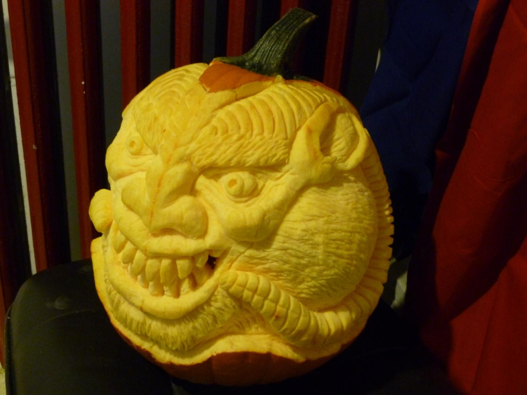 Carved Pumpkin Demon - Instructables