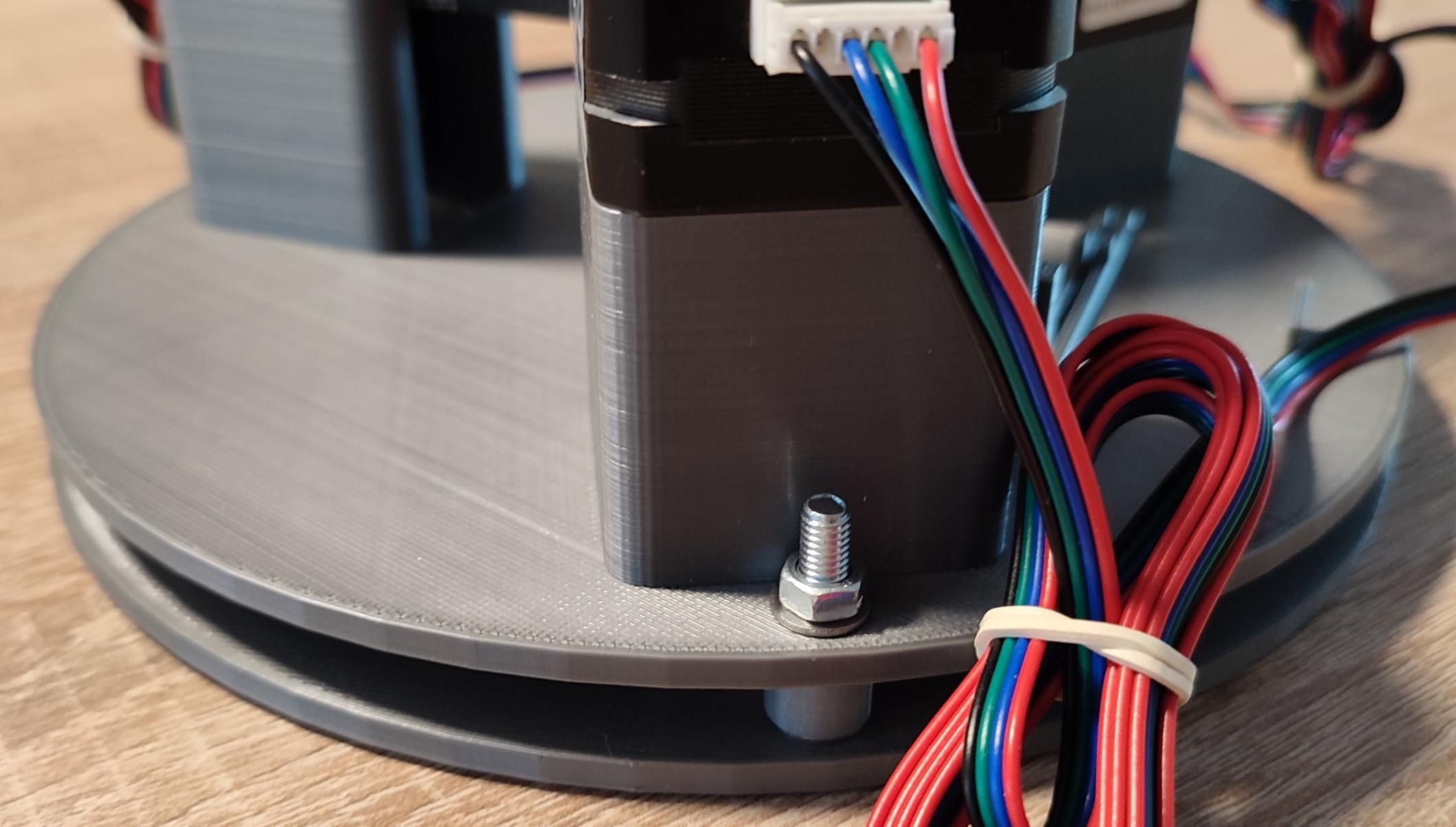3D Printed Triple Shaft Stepper Motor Mechanism With Arduino Control ...