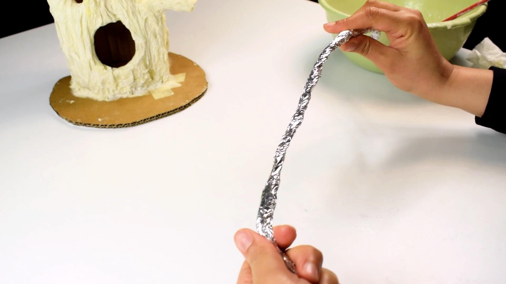 Paper Mache Fairy Garden Tree House : 15 Steps (with Pictures ...