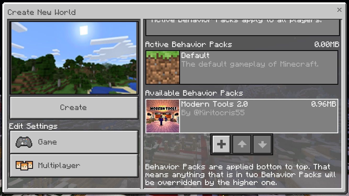 How to Install Texture/Behavior Packs Onto Minecraft PE and Windows 10 ...
