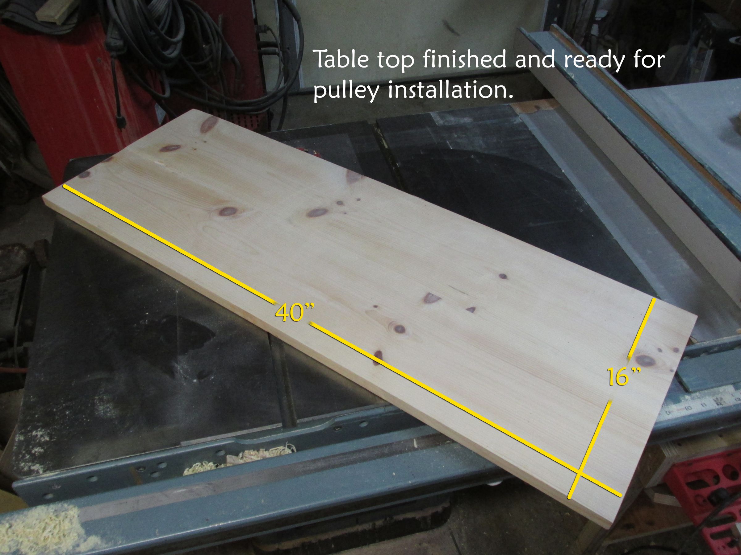 Paracord and Pulley Hanging Table : 11 Steps (with Pictures ...