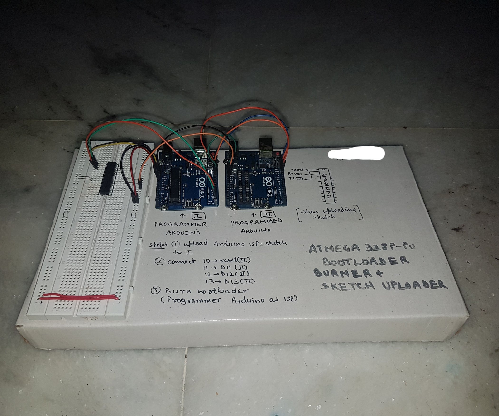 Standalone Atmega328p Using Internal 8 Mhz Clock 4 Steps Instructables