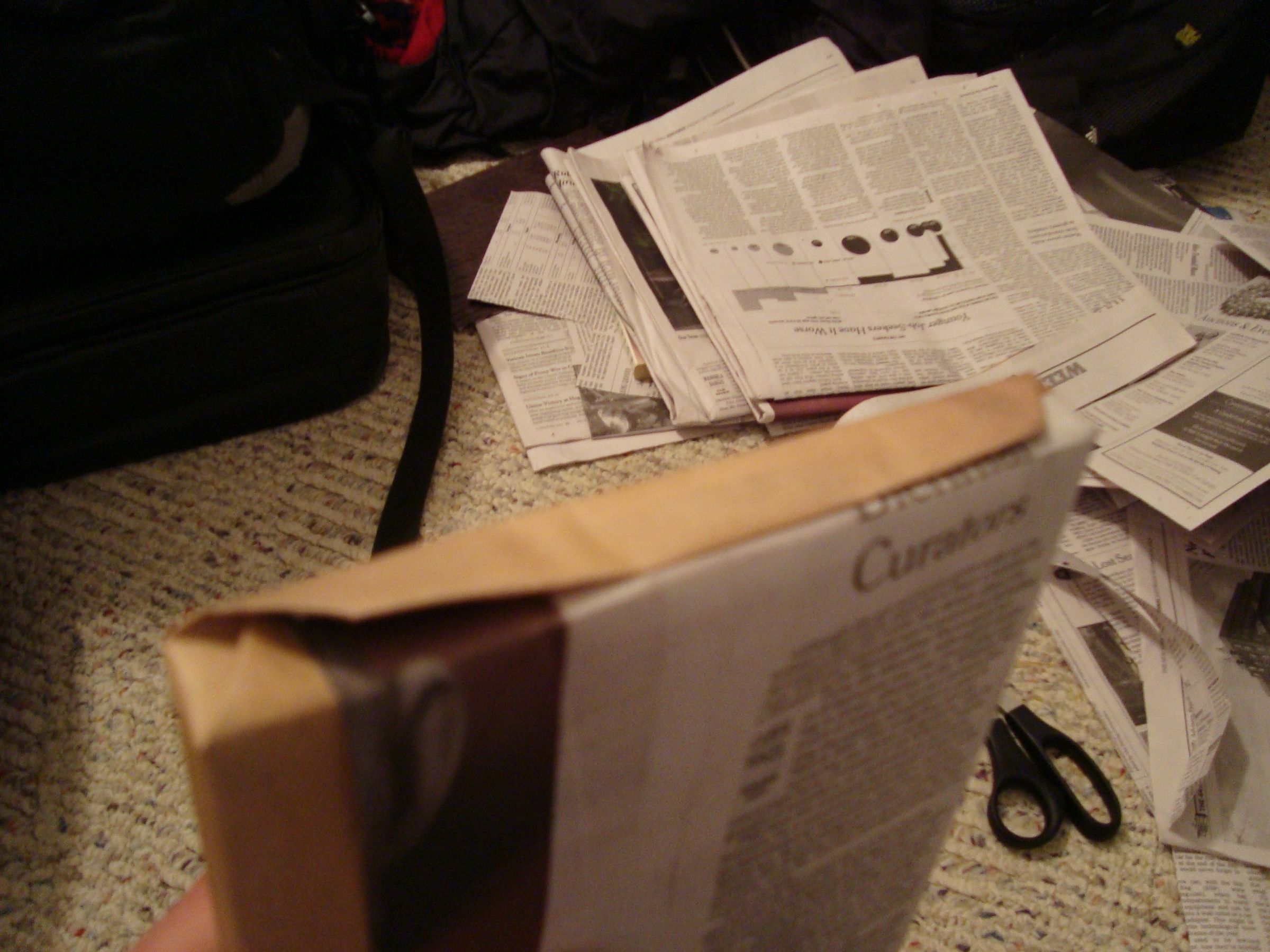 Gift-wrapping With Newspaper : 4 Steps - Instructables