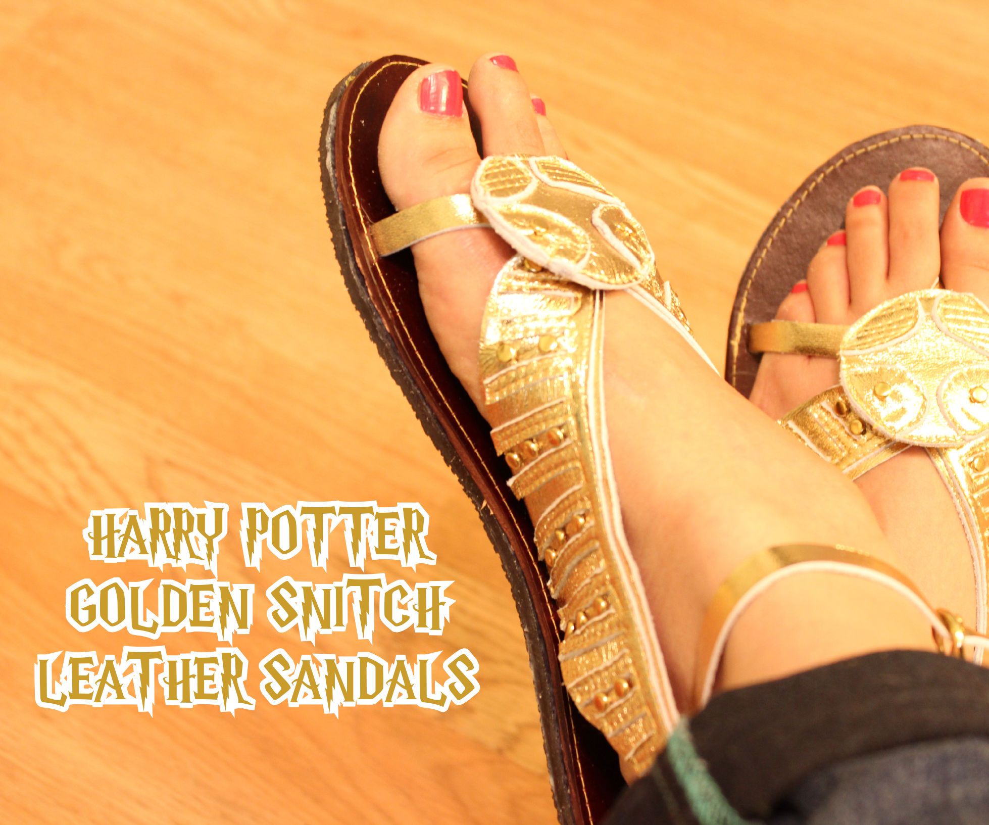 Harry Potter Golden Snitch Leather Sandal : 11 Steps (with Pictures ...
