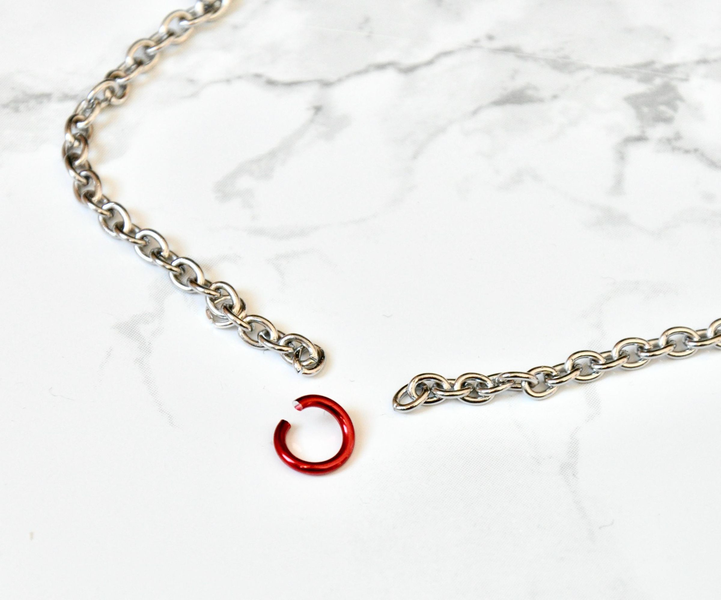 Layered Rainbow Jump Ring Necklace : 7 Steps (with Pictures ...