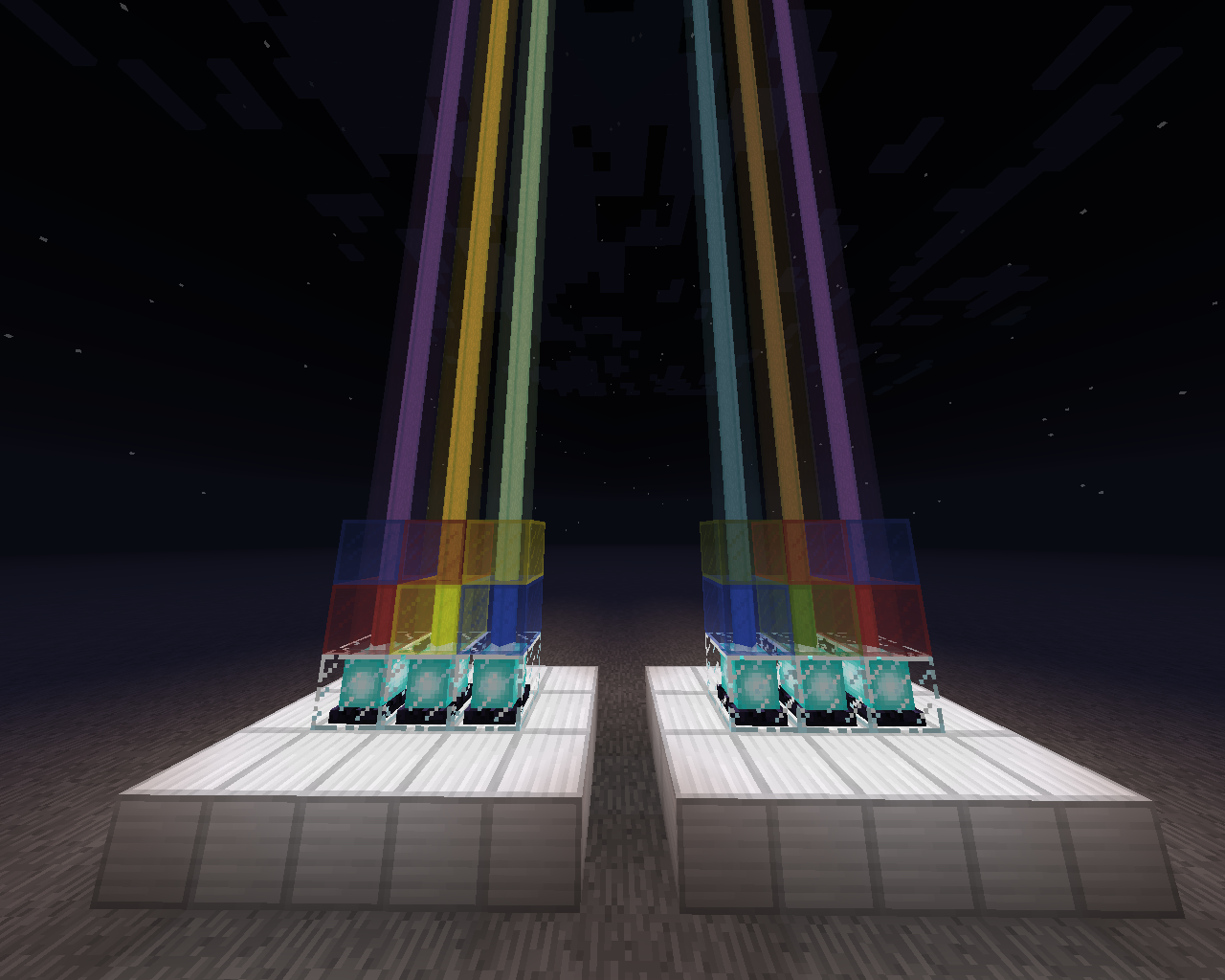 Color Beacons in Minecraft : 6 Steps - Instructables