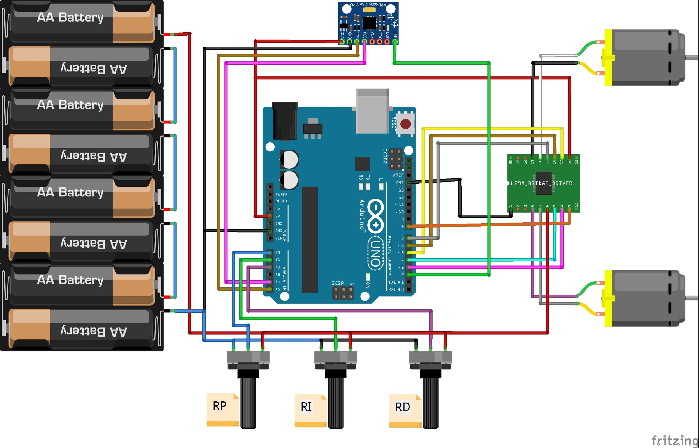 2 Wheel Self Balancing Robot From Broken Toy Car : 17 Steps (with ...