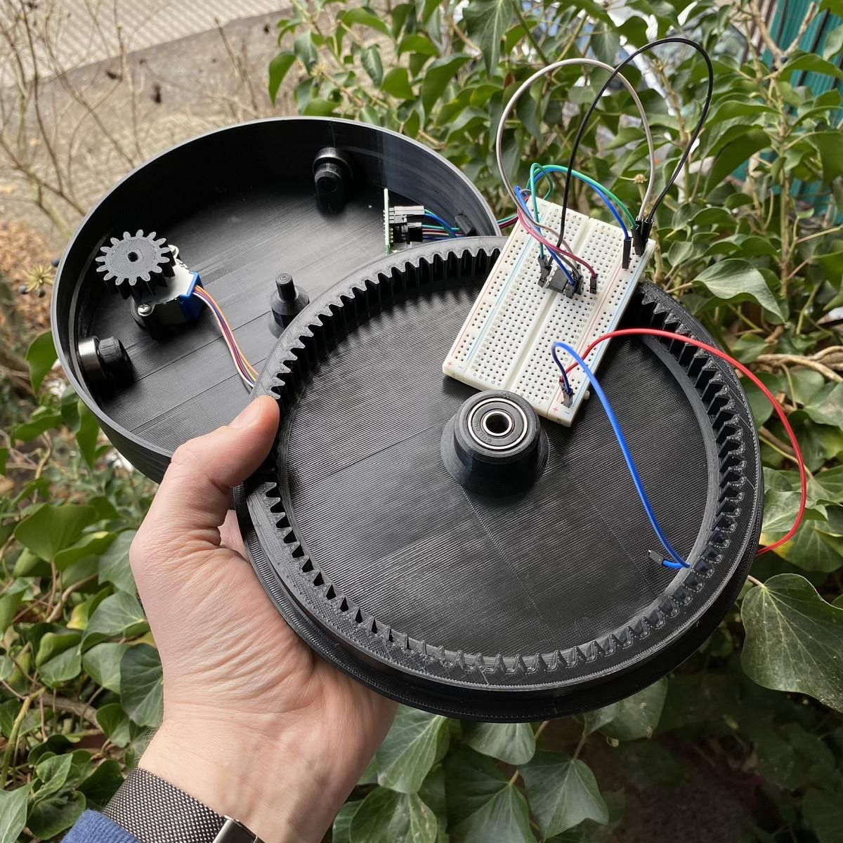 3D Printed Arduino Rotating Table With 28BYJ-48 Stepper : 6 Steps (with ...