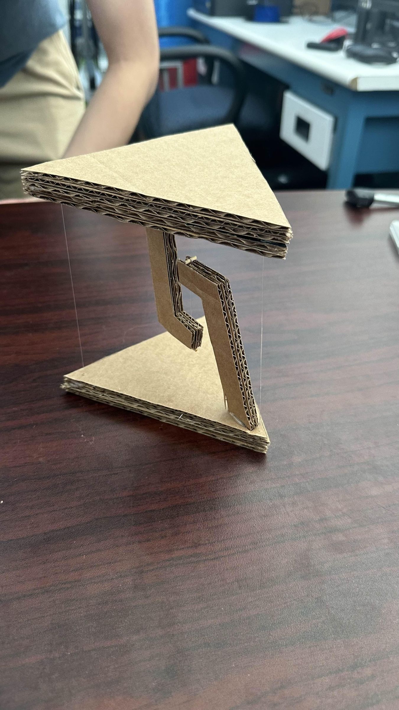 Cardboard Tensegrity Table : 6 Steps - Instructables