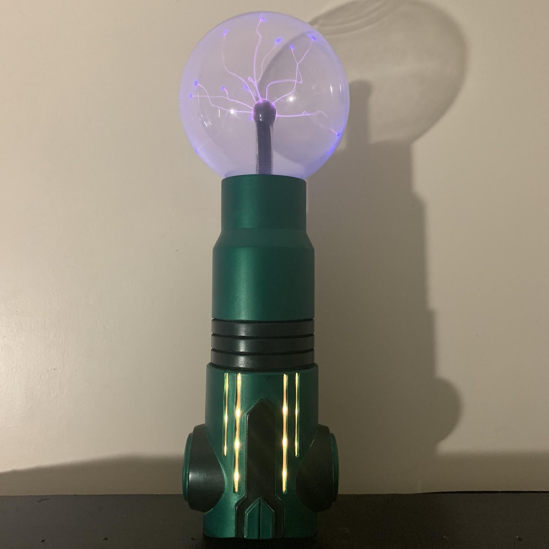 Metroid: Samus Arm Cannon Plasma Ball Lamp (Wearable) : 7 Steps ...