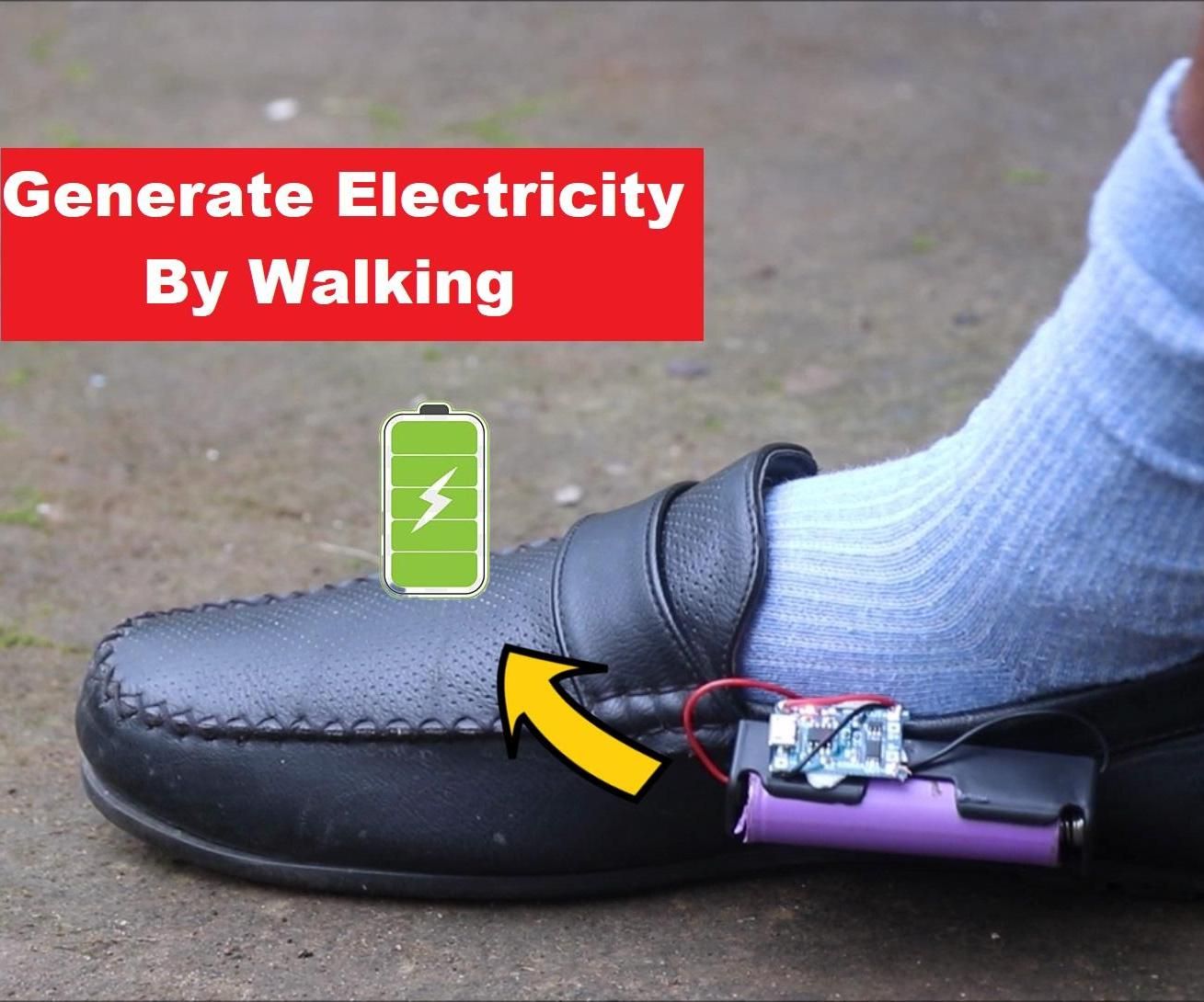 DIY Electricity Generating Shoes : 7 Steps (with Pictures) - Instructables
