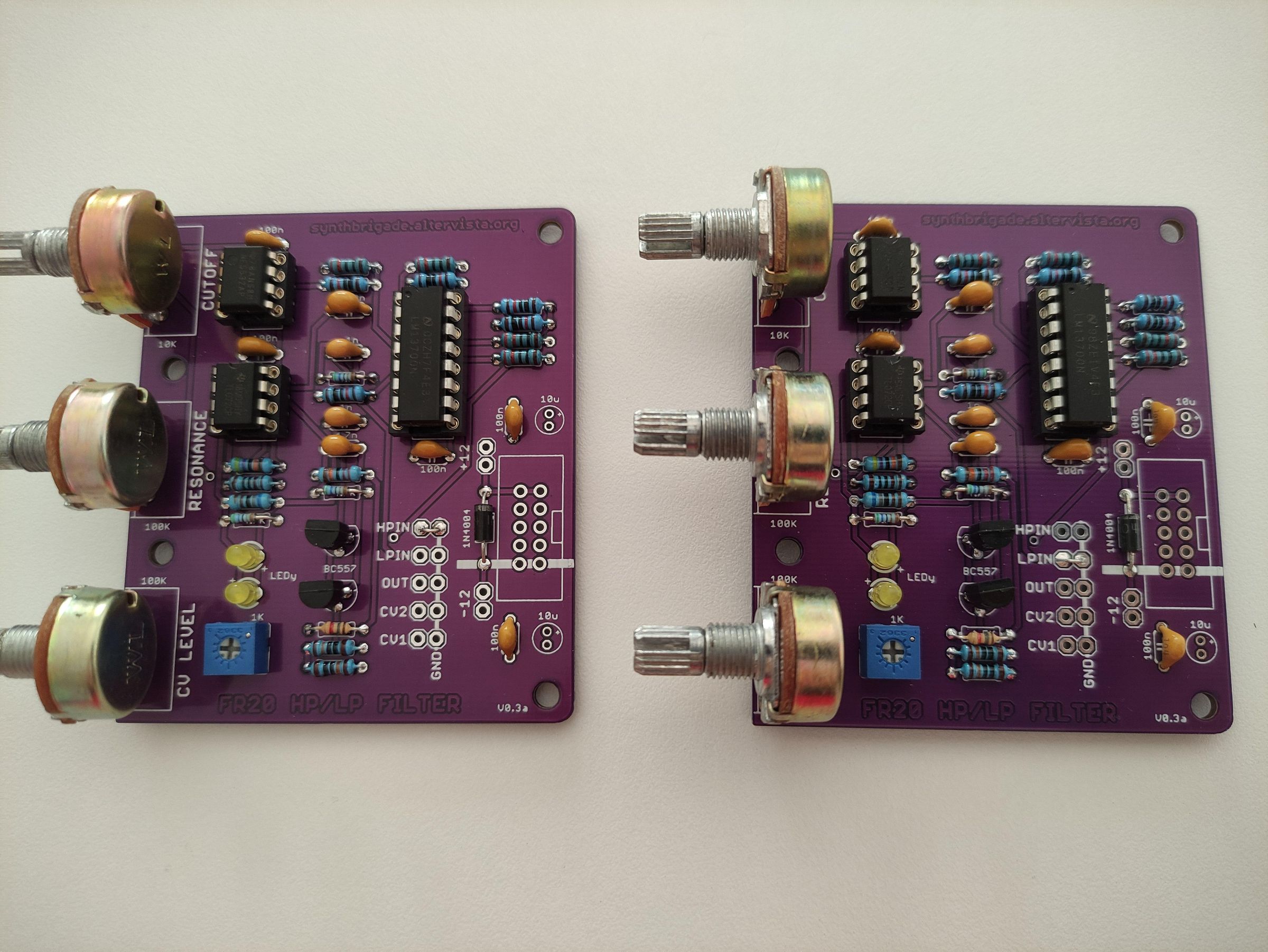 Band Pass Resonant Filter and Amplifier Module for DIY Synthesizer : 4 Steps - Instructables