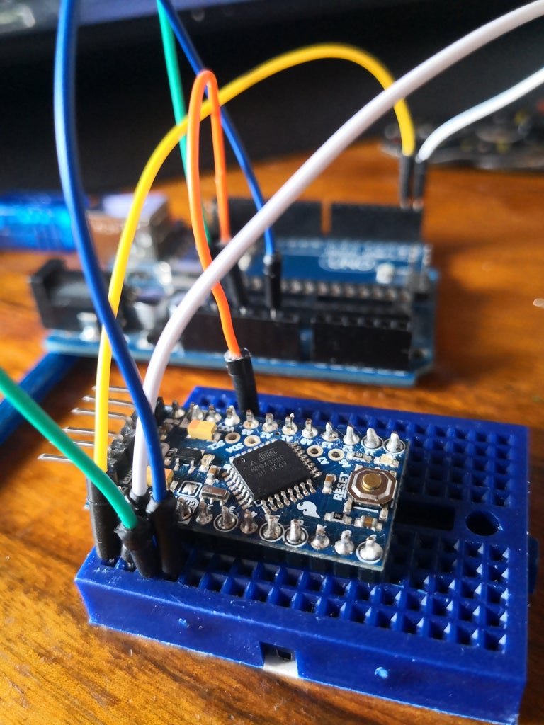 How To Program Arduino Pro Mini With Arduino Uno 4 Steps Instructables 8153
