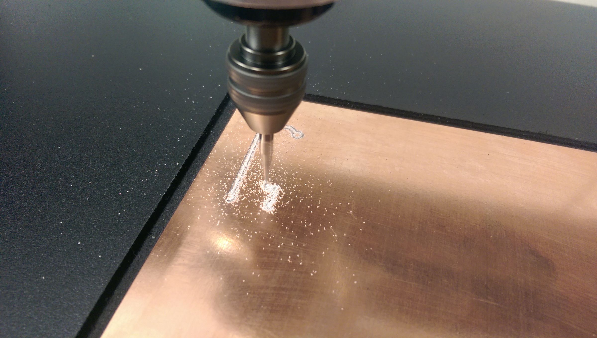 PCB Isolation Track Milling With MyDIYCNC Desktop CNC Machine : 7 Steps ...