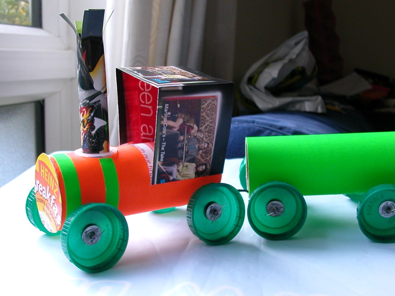 Breakfast Express - Toy Train From Toilet Roll Tubes : 7 Steps (with ...
