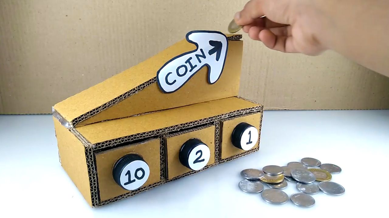 DIY Coin Sorting Machine / Self Sorting Coin Bank : 19 Steps ...