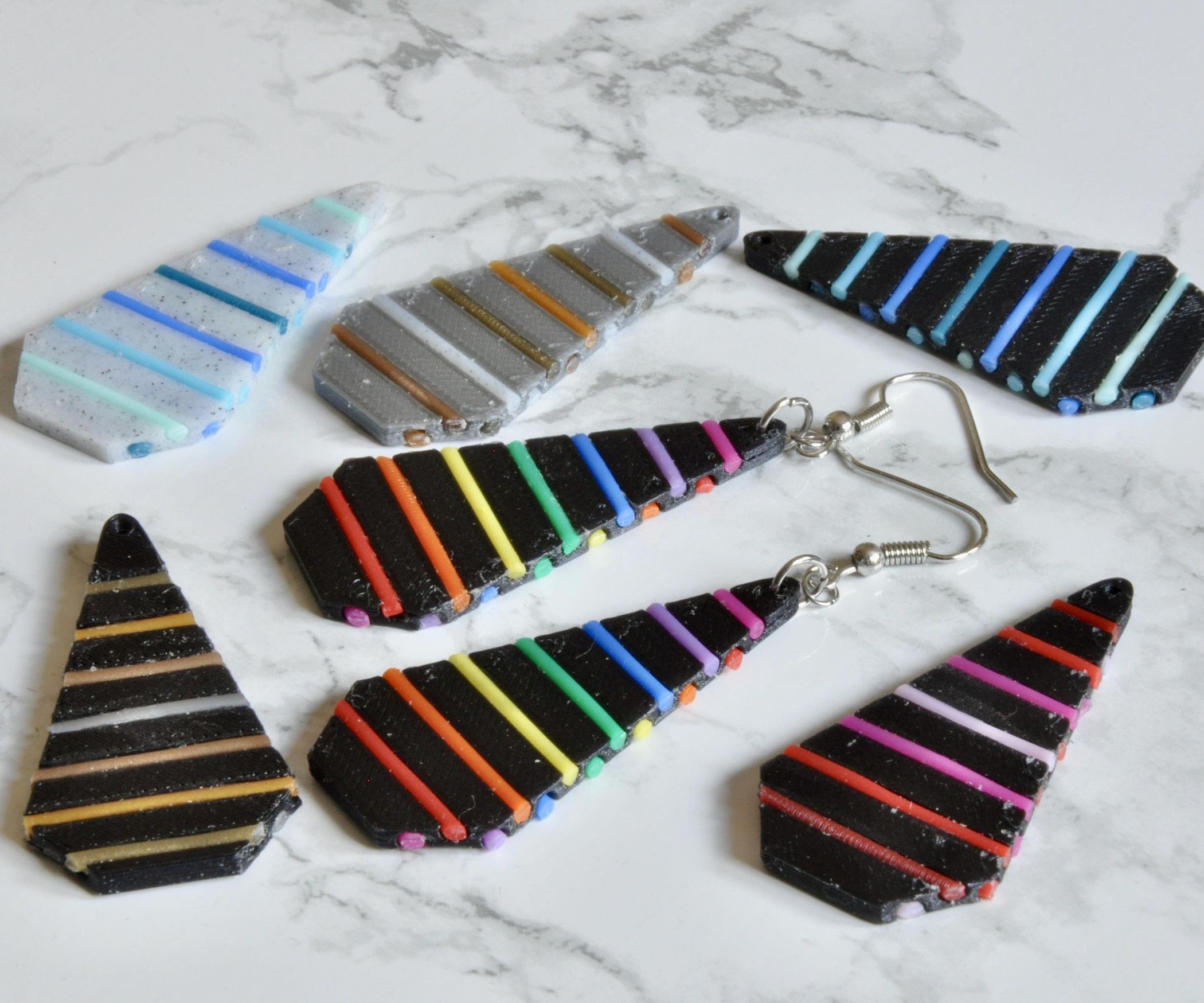 Filament Earrings : 12 Steps (with Pictures) - Instructables