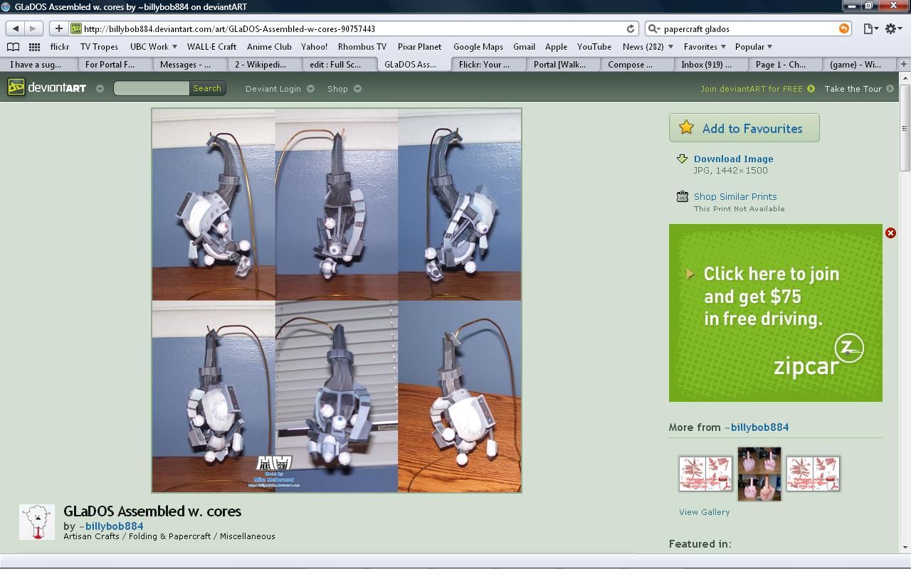 Full Scale GLaDOS Papercraft Replica : 14 Steps (with Pictures ...