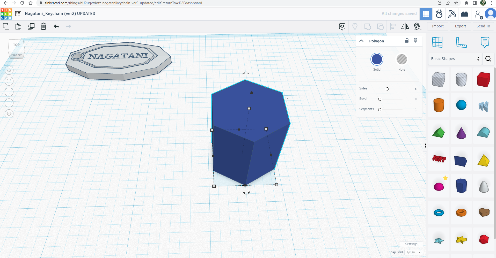 Introduction to Tinkercad: Name Keychain : 13 Steps (with Pictures) - Instructables