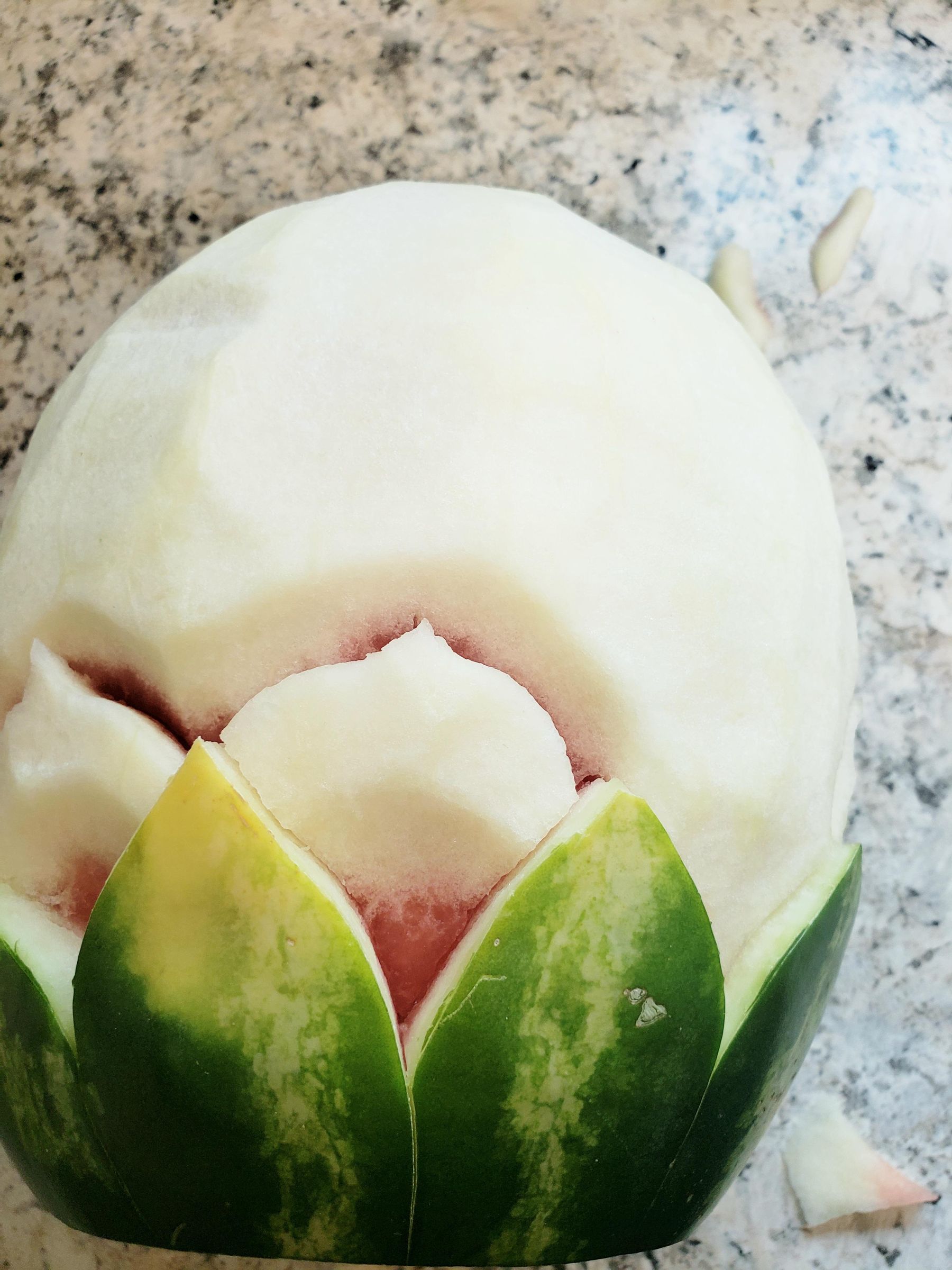 Watermelon Lotus Flower Carving! : 17 Steps (with Pictures) - Instructables