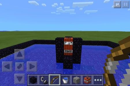 How to Build a Minecraft TNT Arrow Cannon - Pocket Edition : 5 Steps ...