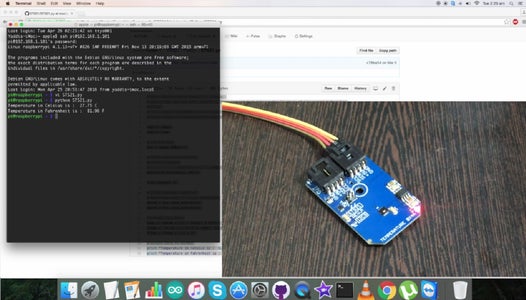 Temperature Measurement Using Sts21 And Raspberry Pi 4 Steps Instructables