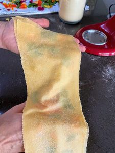 Home-made Pasta Laminated With Edible Flowers and Herbs : 8 Steps (with ...