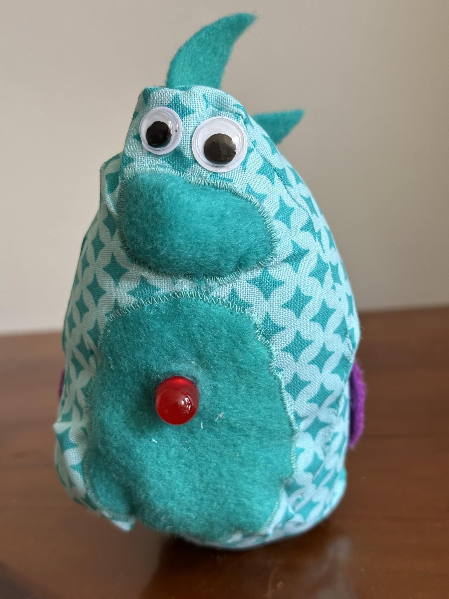 Soft-sensor-saurus | an E-textile Soft Sensor Soft Toy With LED Light ...