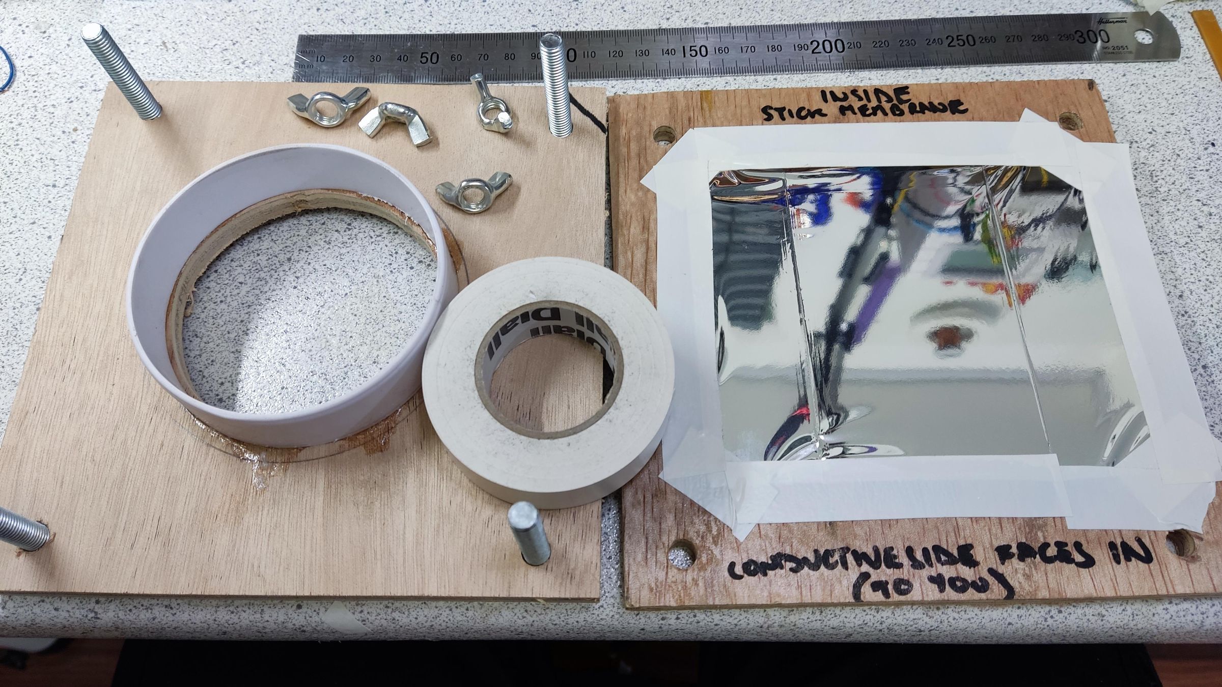 DIY Large Diaphragm True Condenser Microphone Capsule - From Scratch ...