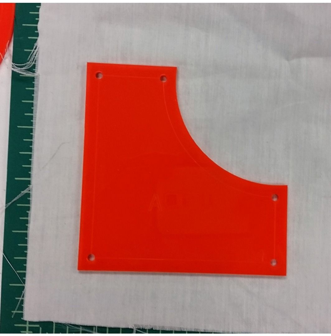 Drunkards Path Quilting Template Tutorial : 6 Steps - Instructables