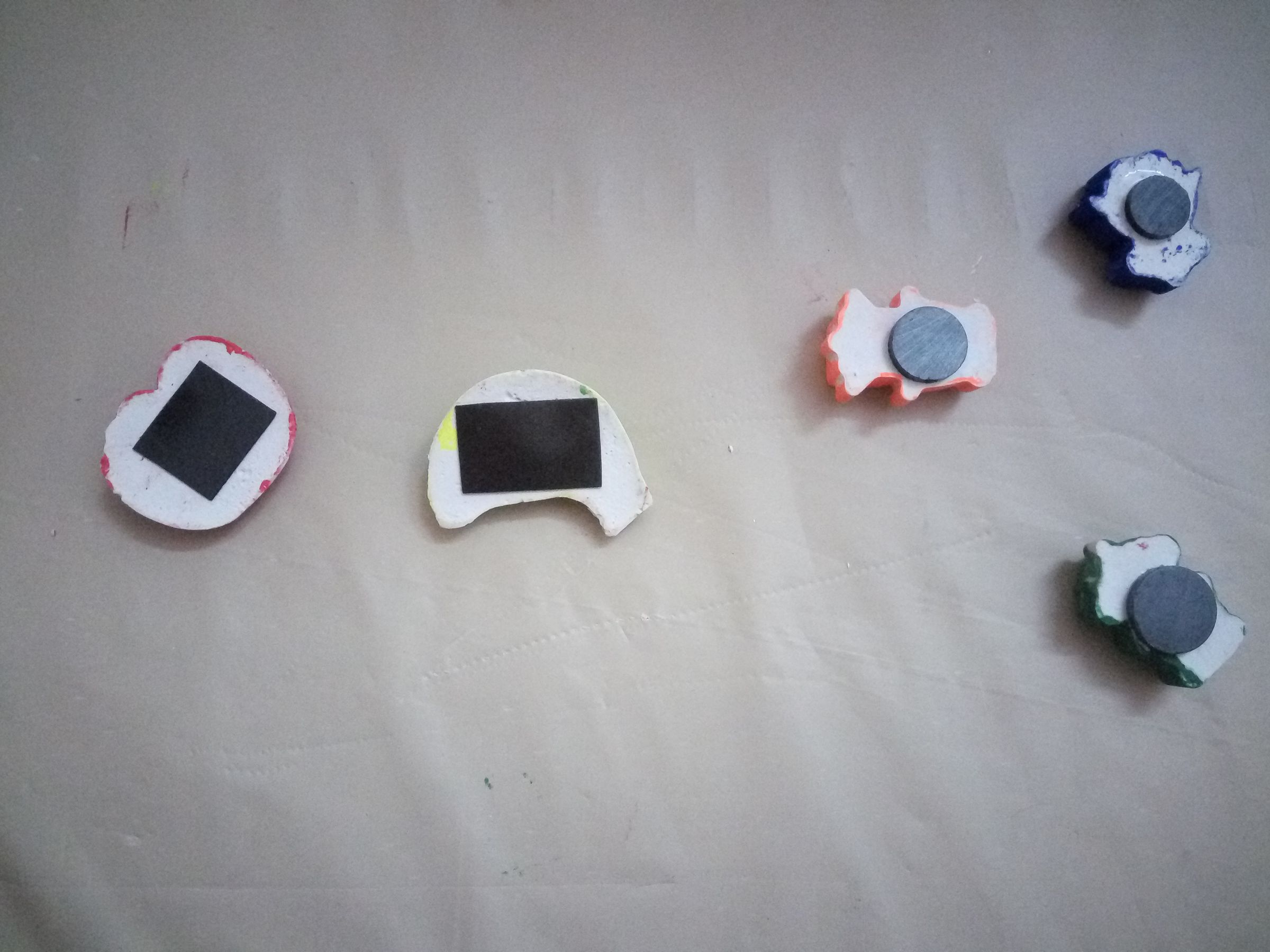 Tiny Robot Fridge Magnets Diy for Kids : 4 Steps (with Pictures ...