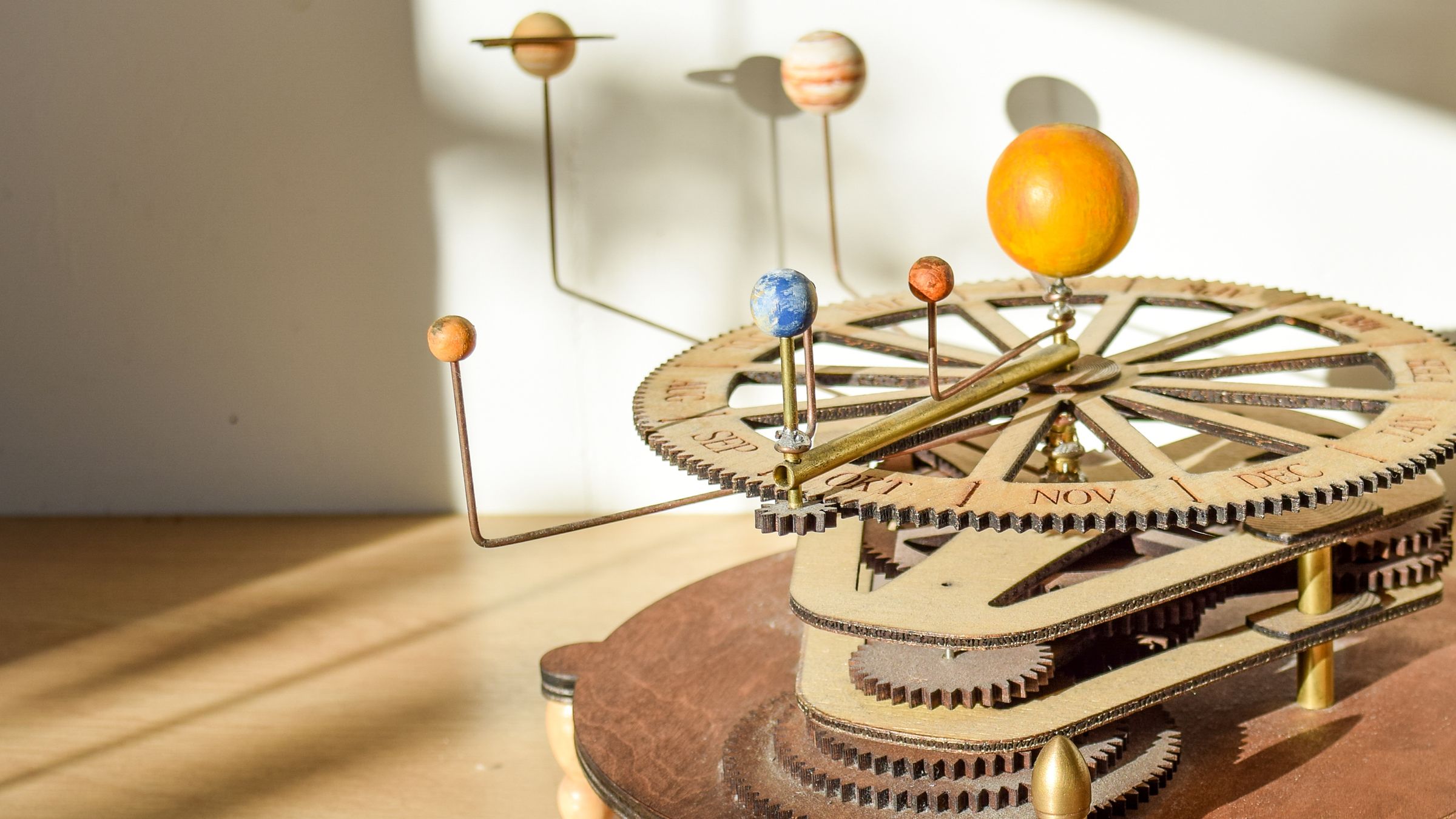 Orrery - a Mechanical Solar System Model, Designed for Laser Cutting ...