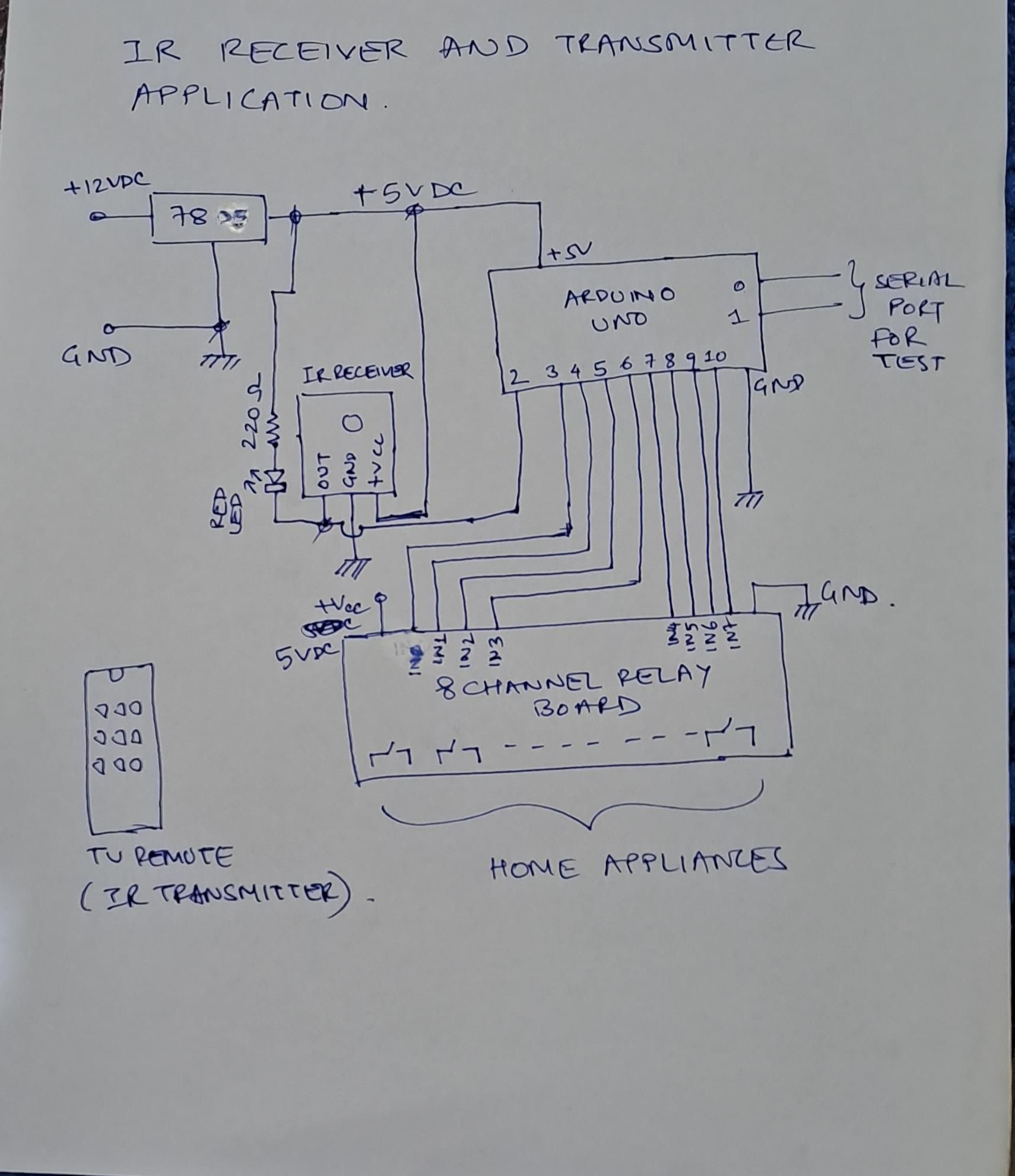 Controlling Arduino Uno and 8 Channel Relay Board Using TV Remote and ...