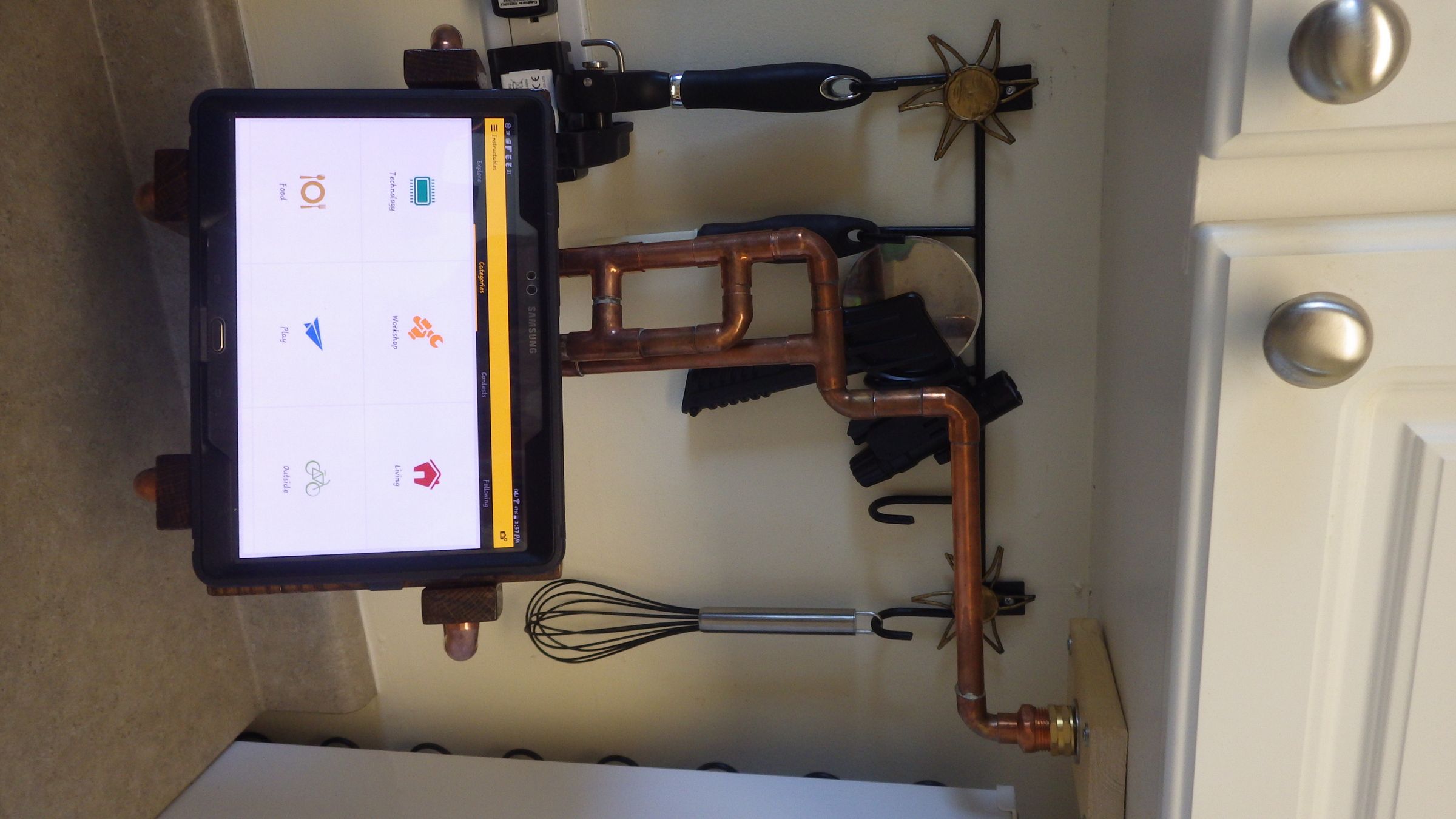 Copper Framed Tablet Holder : 11 Steps (with Pictures) - Instructables