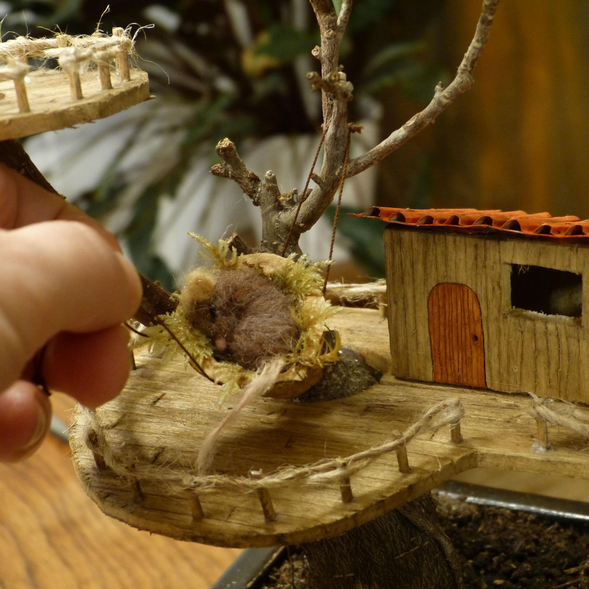 Houseplant Treehouse & Tiny Mouse : 15 Steps (with Pictures ...