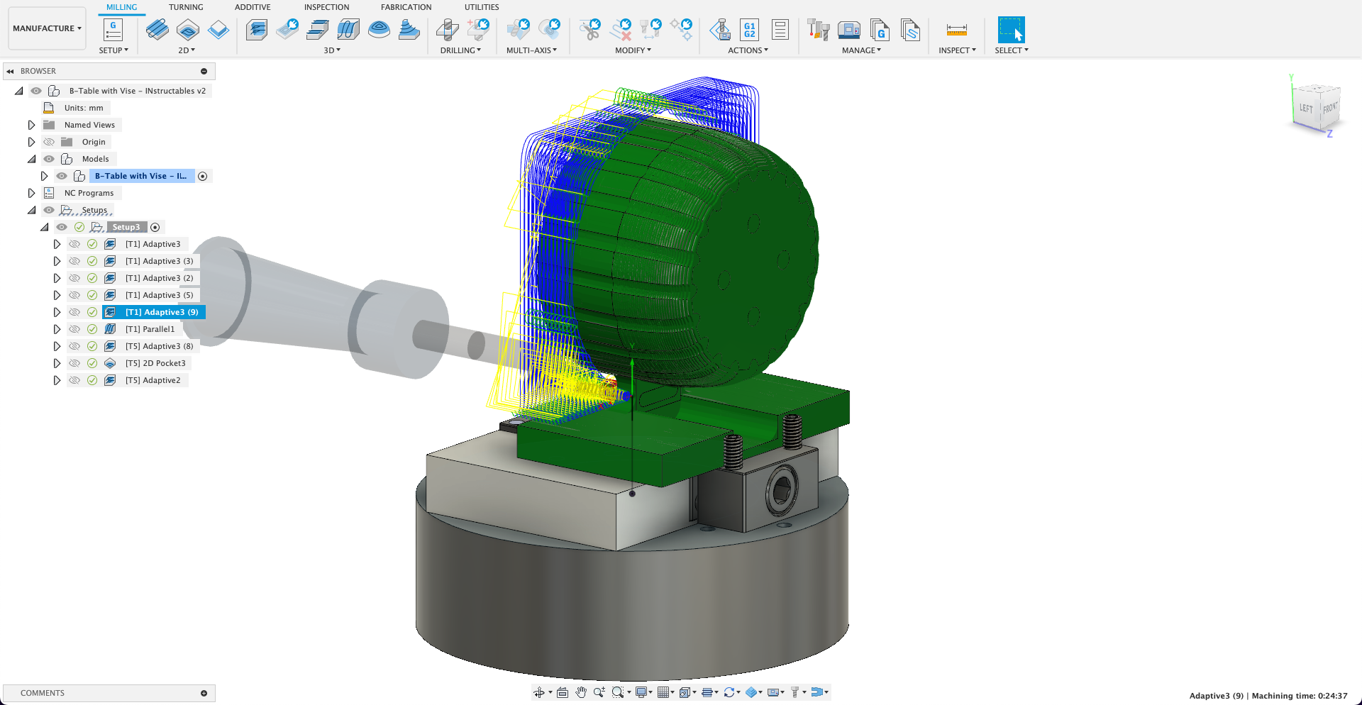 CNC Machined Mechanical Dial Using Fusion 360 Manufacturing : 18 Steps ...
