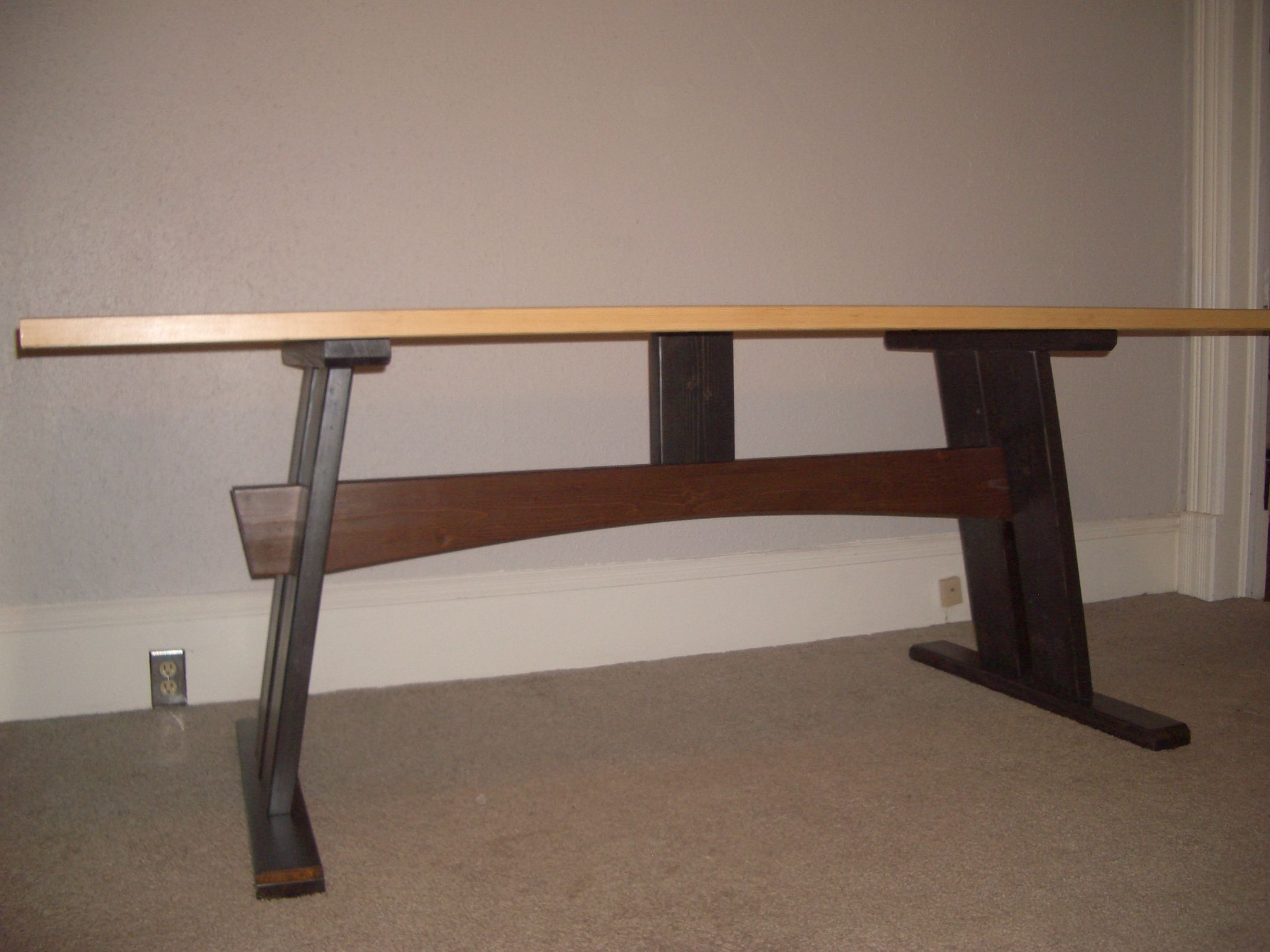 Cheap, Easy, Low-waste Trestle Table Plans : 8 Steps - Instructables